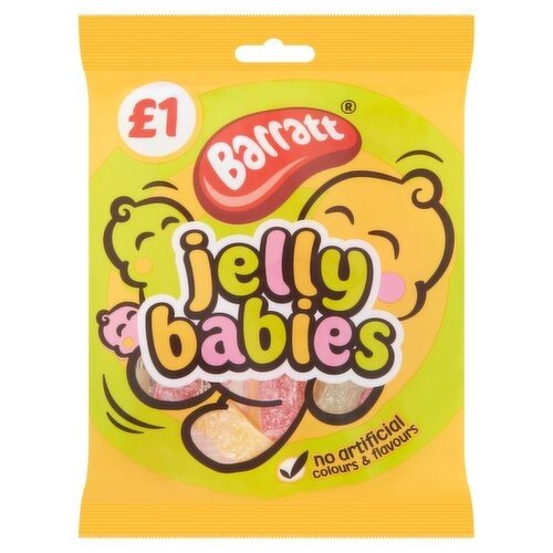 Barratt Jelly Babies Bag (80 g) | British & Irish Food Delivered in the ...