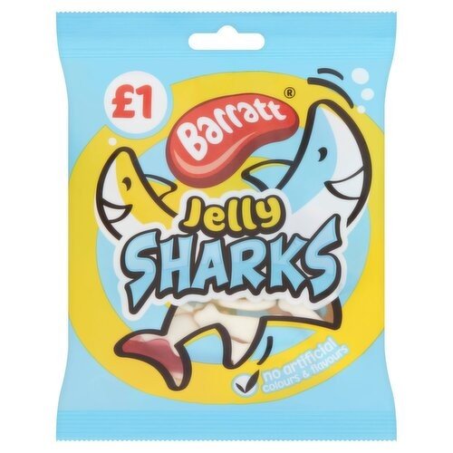 Barratt Jelly Sharks (80 g) | British & Irish Food Delivered in the USA ...