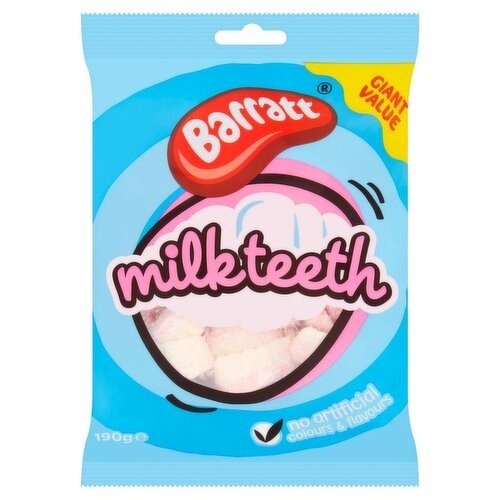 Barratt Milk Teeth (190 g) | British & Irish Food Delivered in the USA ...