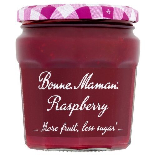 Bonne Maman Raspberry Intense Less Sugar Jam (335 g) | British & Irish ...