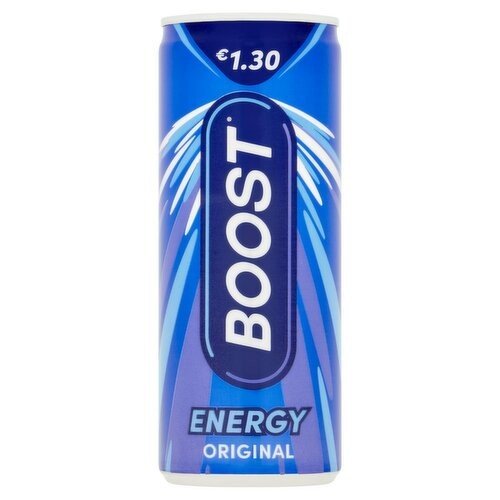 Boost Energy Original Drink Can (250 ml) | British & Irish Food ...
