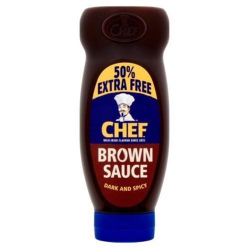 Chef Brown Sauce 50% Extra Free (485 g) | British & Irish Food ...