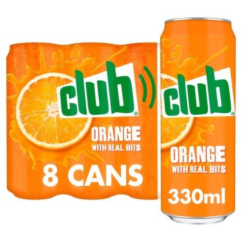 Club Orange Can 8 Pack (330 ml) | British & Irish Food Delivered in the ...