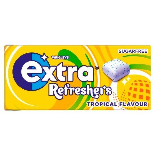 Extra Refreshers Tropical Gum Pack (15.6 g) | British & Irish Food ...