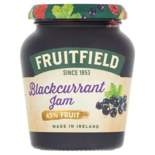 Fruitfield Blackcurrent Jam (330 g) | British & Irish Food Delivered in ...