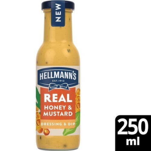 Hellmann's Salad Dressing Honey Must Bottle (250 ml) | British & Irish ...