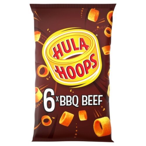 Hula Hoops BBQ Beef 6 Pack (24 g) | British & Irish Food Delivered in ...