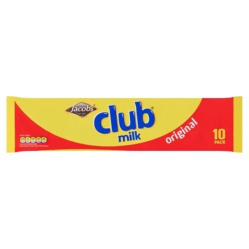 Jacob's Club Milk 10 Pack (220 g) | British & Irish Food Delivered in ...