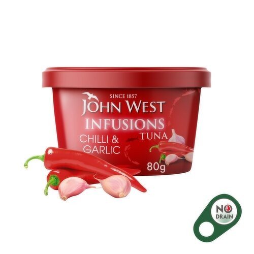 John West Infusions Tuna Chilli & Garlic (80 g) | British & Irish Food ...