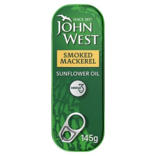 John West Smoked Mackerel in Sunflower Oil (145 g) | British & Irish ...