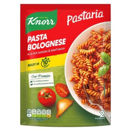 Knorr Pastaria Pasta Bolognese 2 Portions (160 g) | British & Irish ...