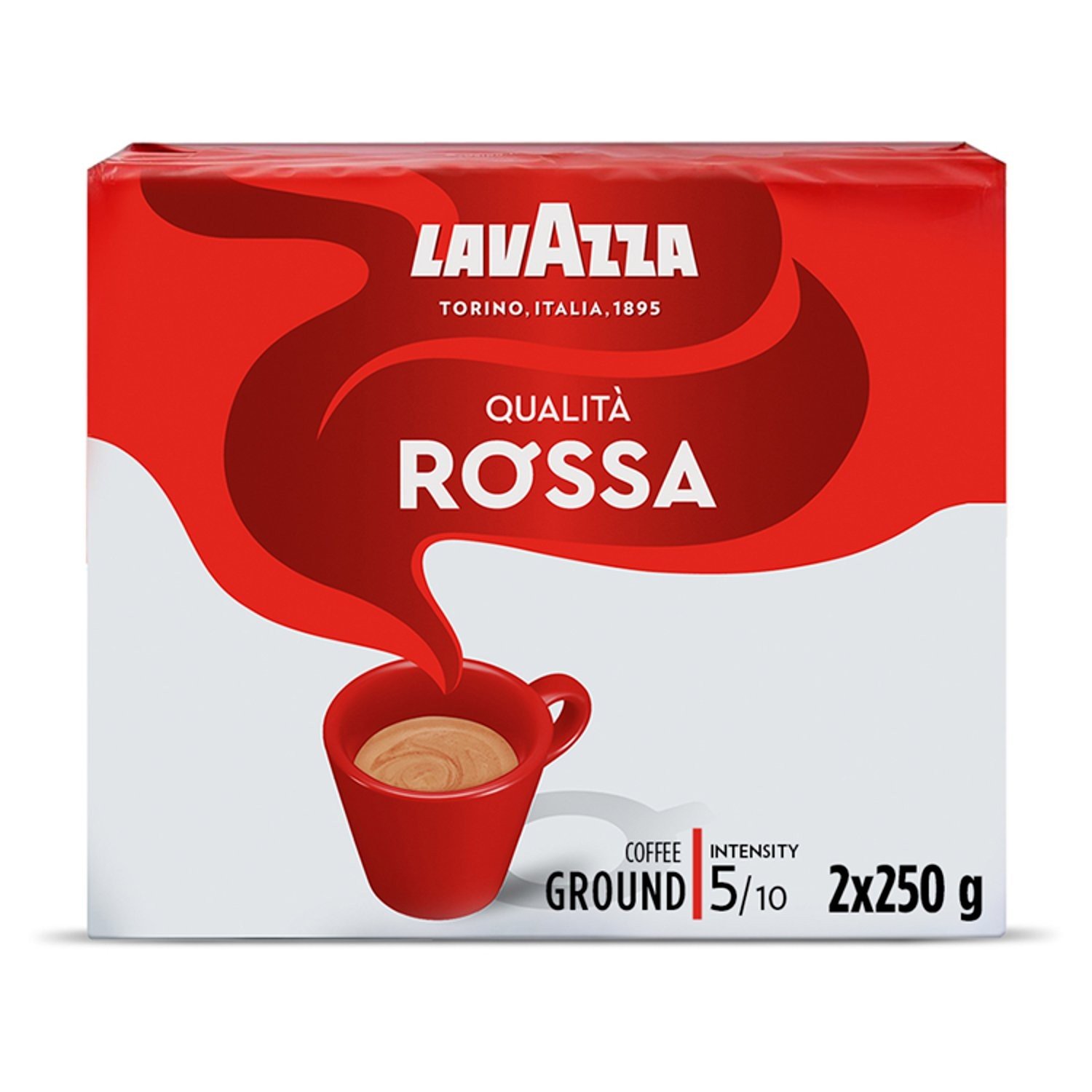 Lavazza Qualita Rossa Ground Coffee Twin Pack (500 g) | British & Irish ...