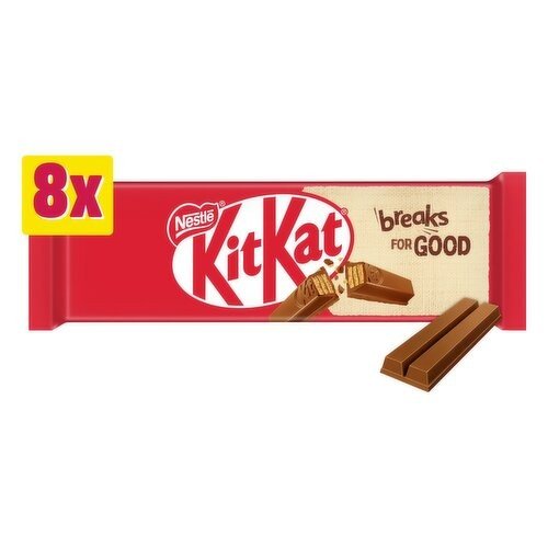 Nestle Kit Kat 2 Finger Bar 8 Pack (20.7 g) | British & Irish Food ...
