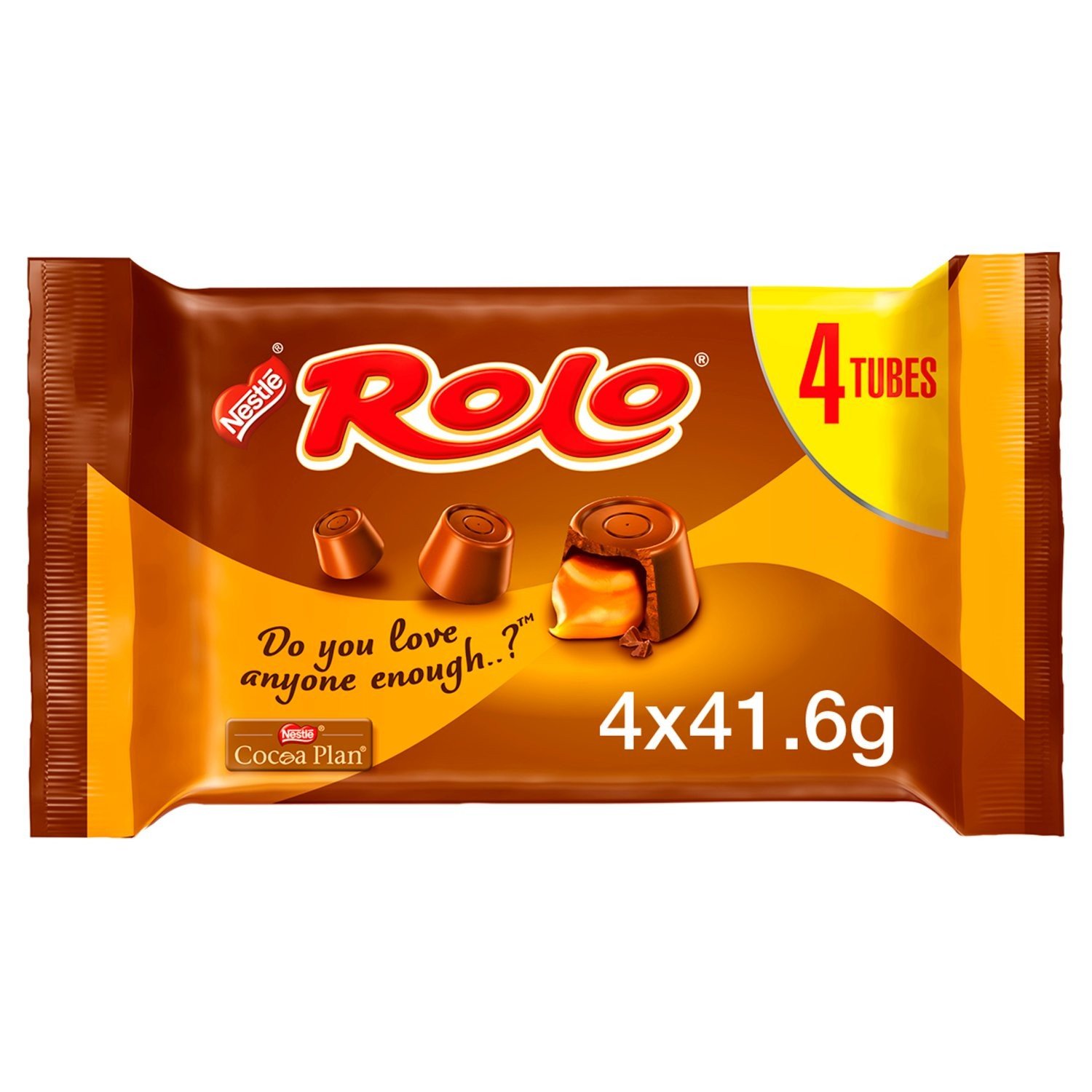 Nestle Rolo Chocolate Carmel Tubes 4 Pack (41.6 g) | British & Irish ...