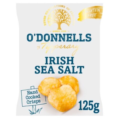 O'Donnells of Tipperary Irish Sea Salt Crisps (125 g) | British & Irish ...