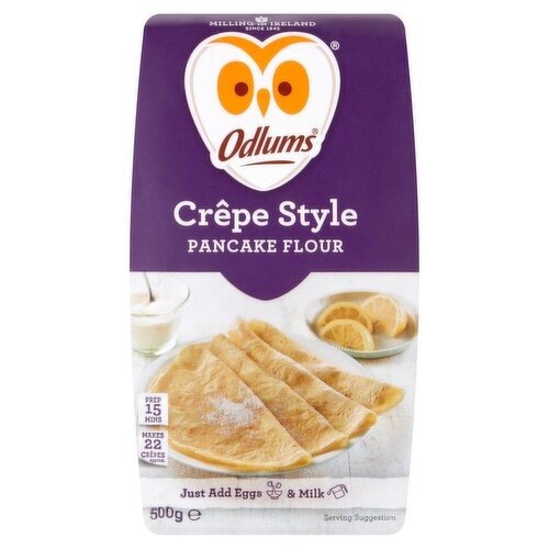 Odlum Crepe Style Pancake Flour (500 g) | British & Irish Food ...