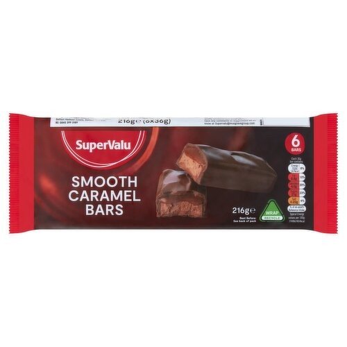 SuperValu Caramel Bars 6 Pack (216 g) | British & Irish Food Delivered ...