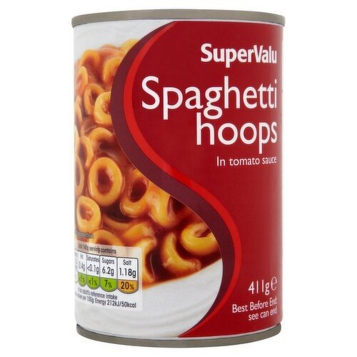 SuperValu Spaghetti Rings (411 g) | British & Irish Food Delivered in ...