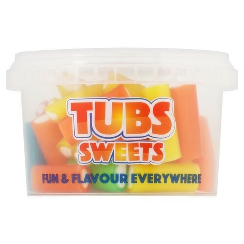 Tubs Sweets Mini Coloured Pencils (150 g) | British & Irish Food ...