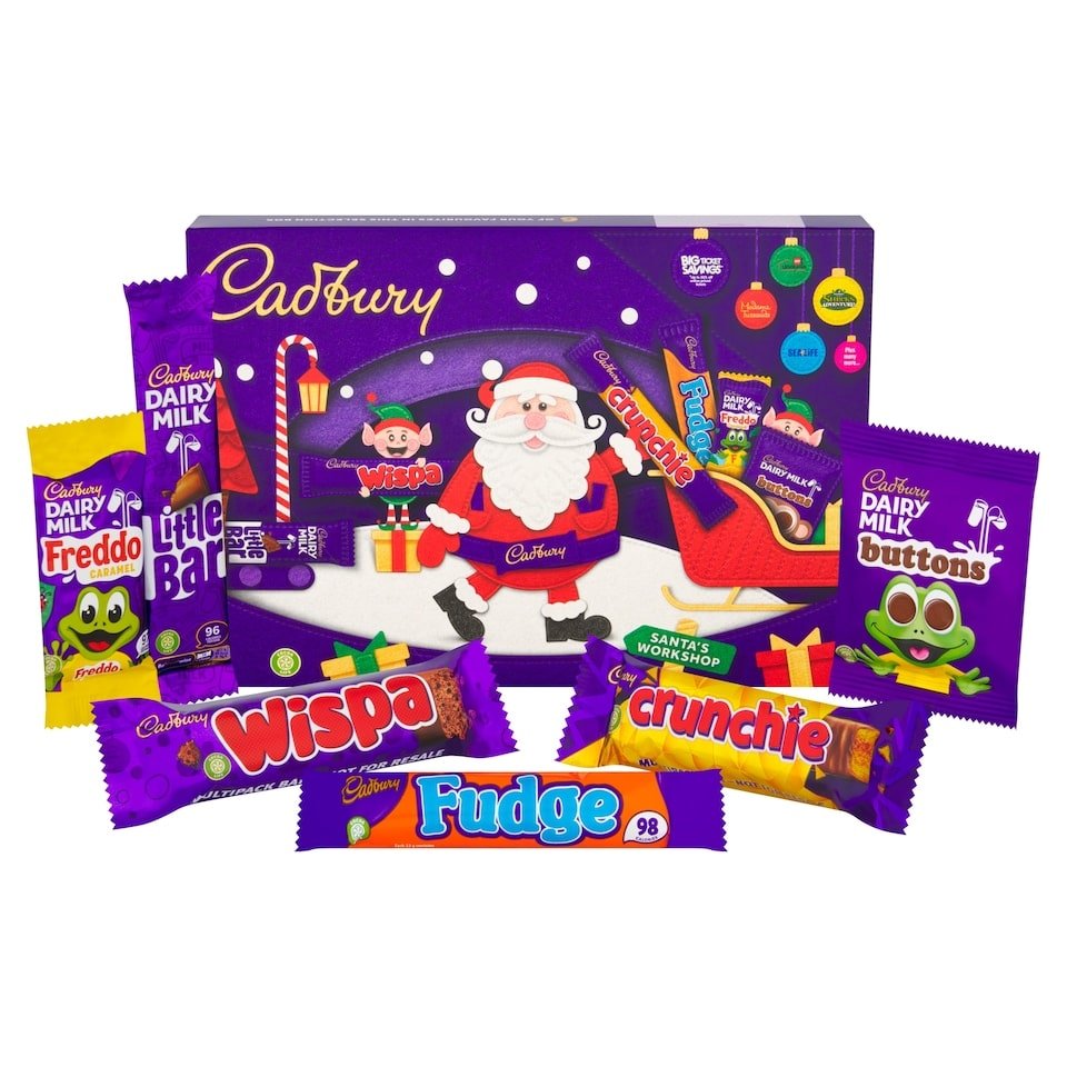 Cadbury Chocolate Xmas Santa Selection Box Medium 125g | British ...