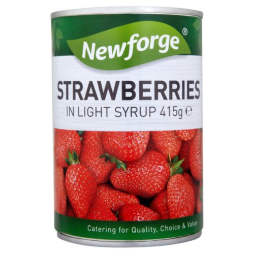 Newforge Strawberries In Light Syrup 415g | British & Irish Food ...